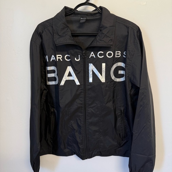 Marc Jacobs | Jackets & Coats | Marc Jacobs Black Windbreaker Jacket ...